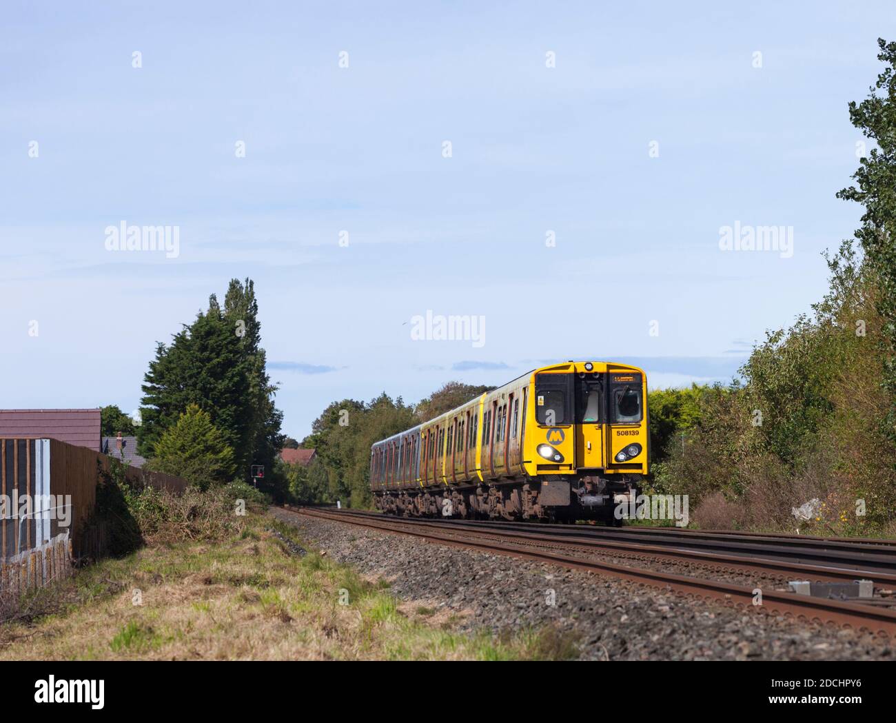 Merseyrail Electrics class 508+ 507 third rail electric trains 508139 ...