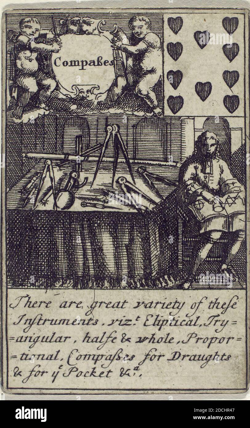 Ten of heart: Compases., still image, 1702 Stock Photo - Alamy