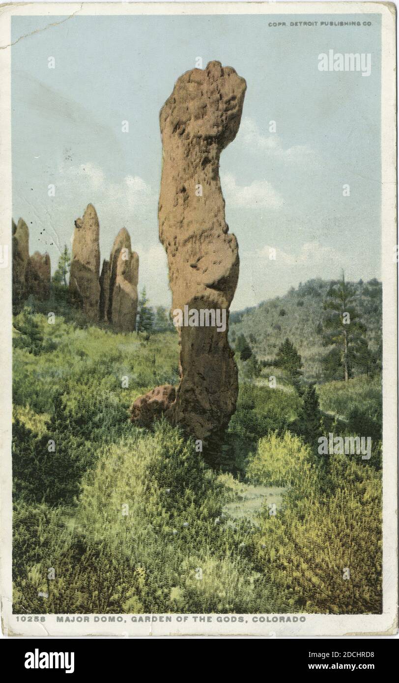 Major Domo, Garden of the Gods, Colorado, still image, Postcards, 1898 ...