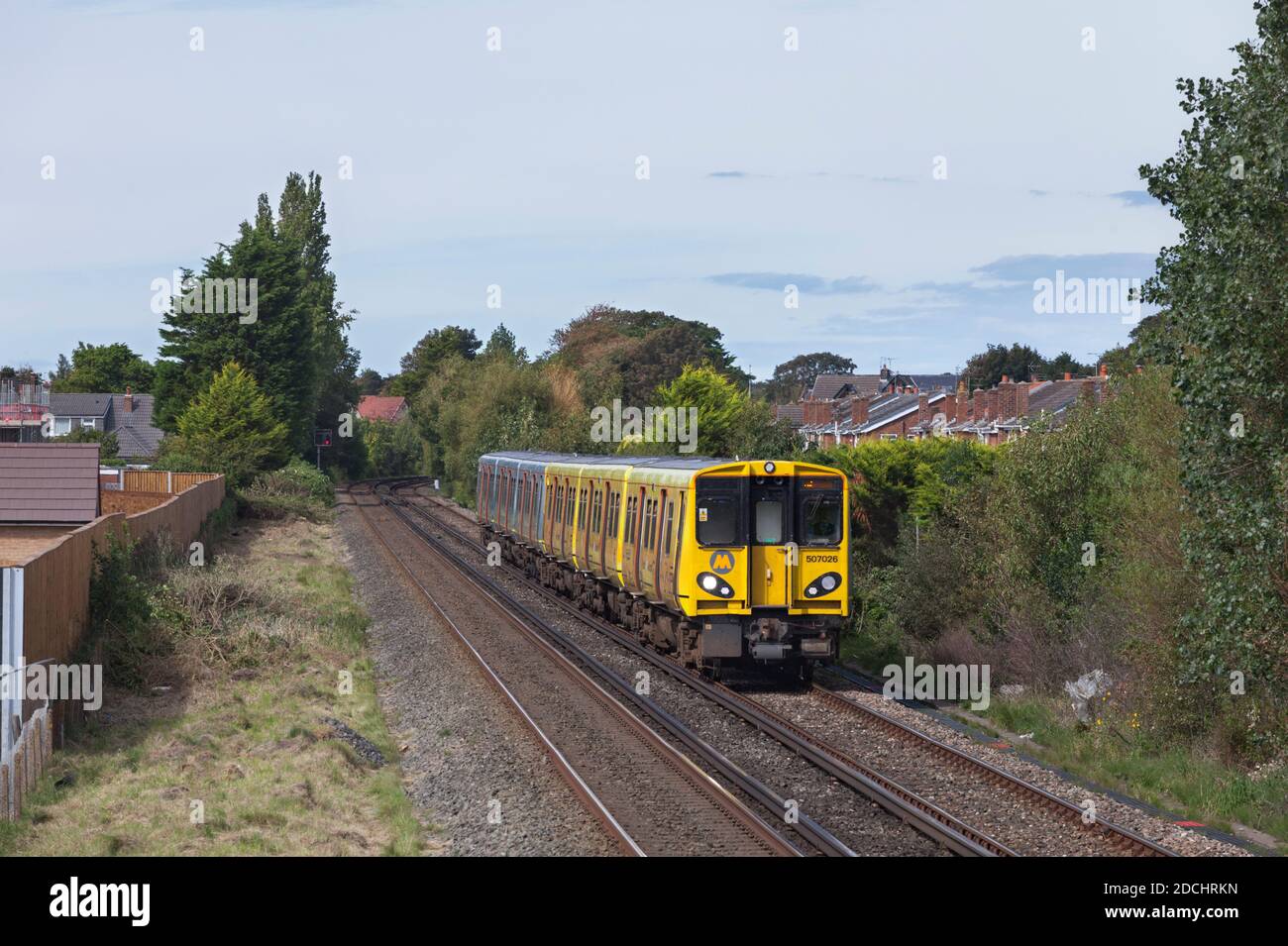 Merseyrail Electrics class 507 third rail electric trains 507026 ...