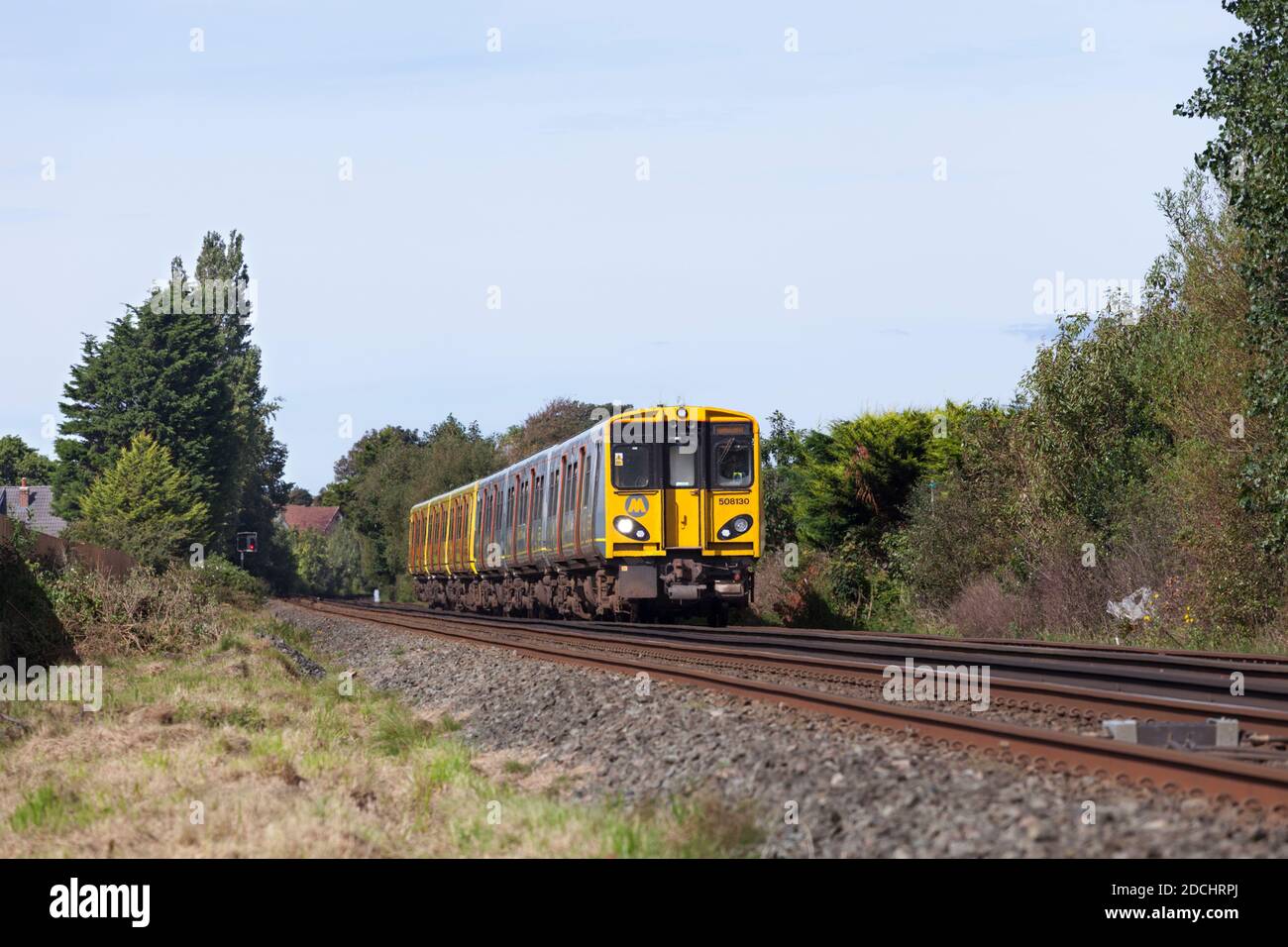 Merseyrail Electrics class 508 third rail electric trains 508130 ...