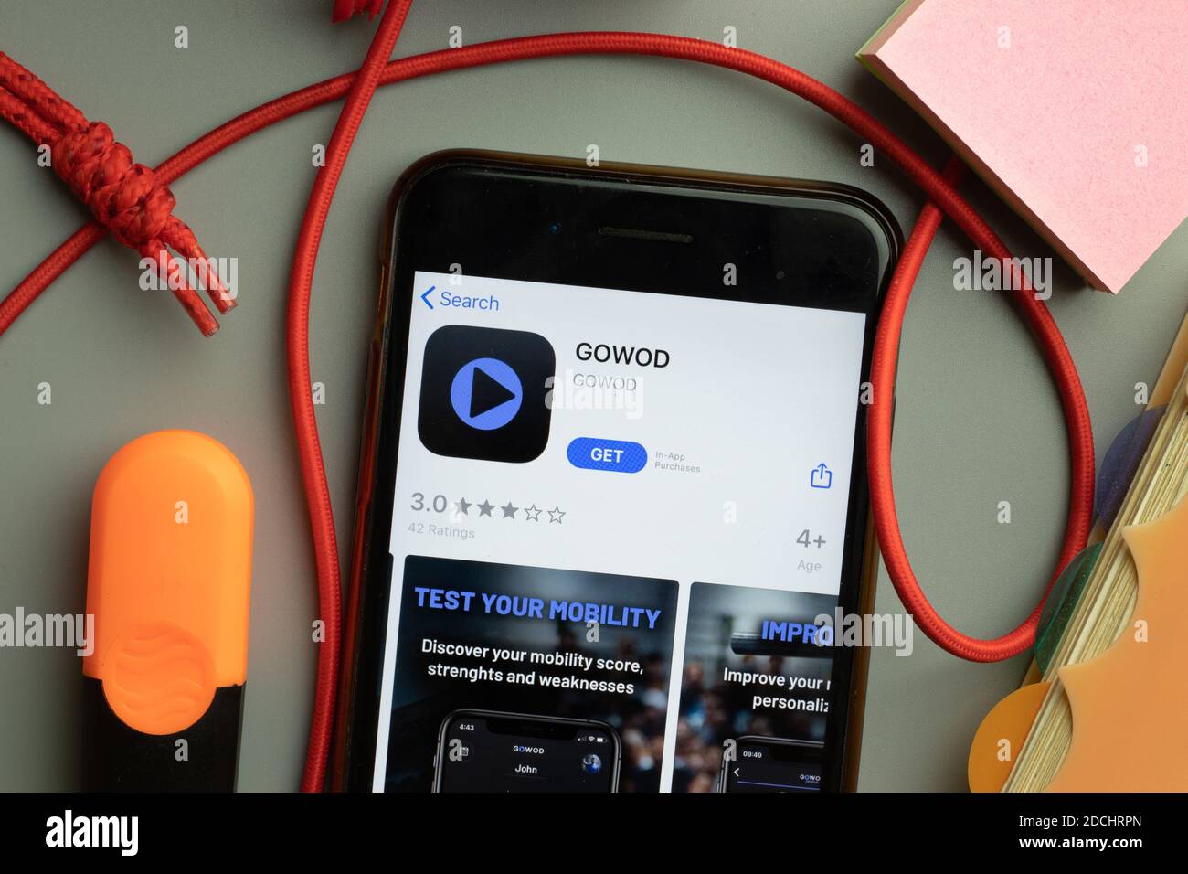 New York, United States - 7 November 2020: GOWOD app store logo on ...