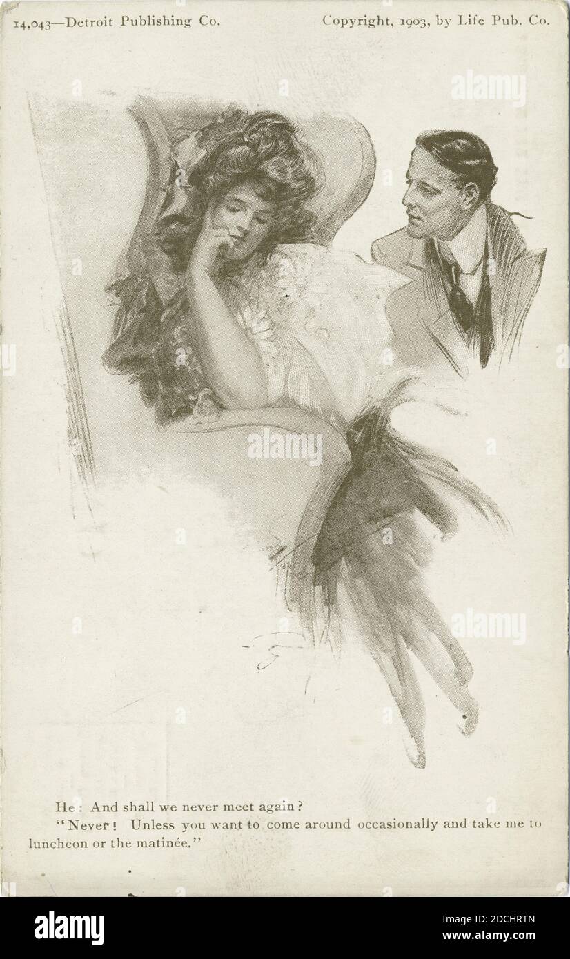 He: And shall we never meet again?, Life Cartoons, still image ...