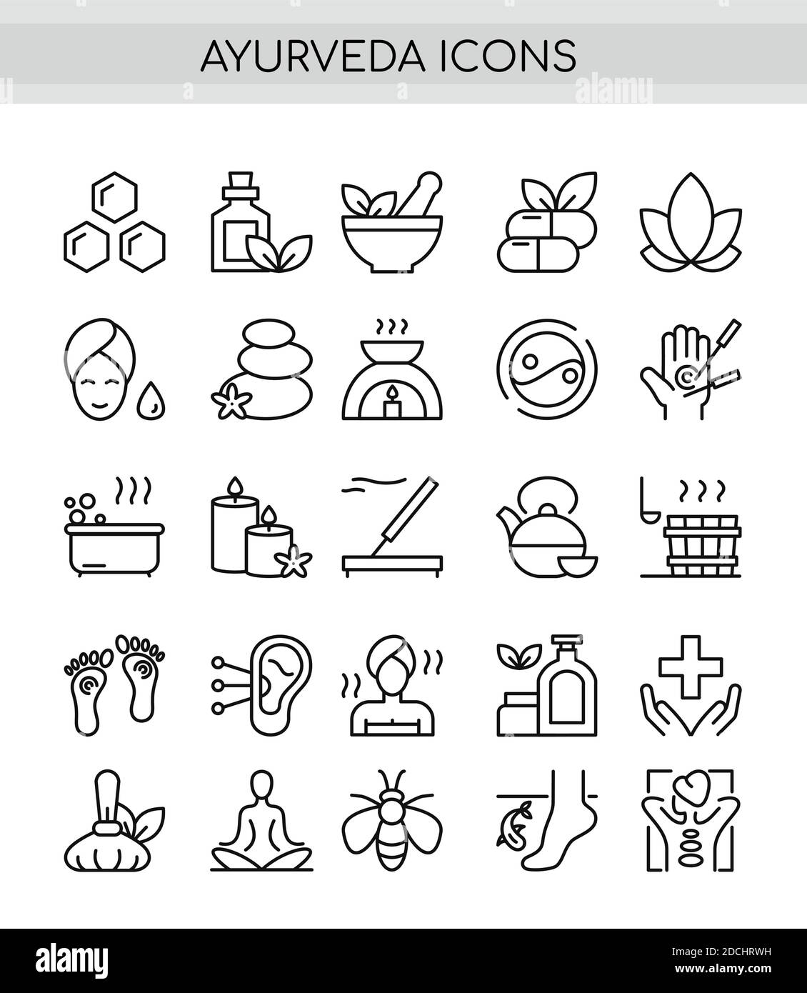 Ayurveda logo hi-res stock photography and images - Alamy