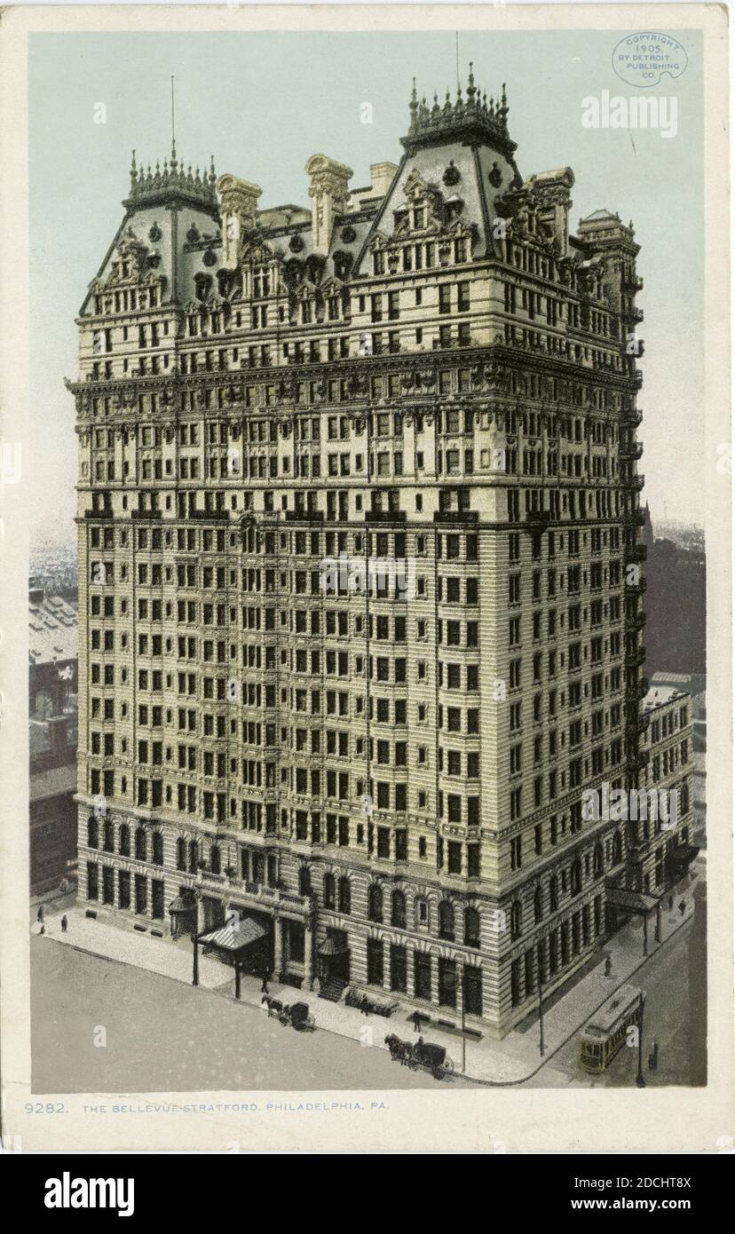Bellevue-Stratford Hotel, Philadelphia, Pa., still image, Postcards ...