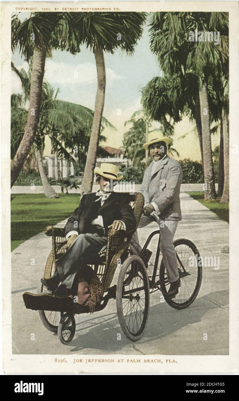 Joe Jefferson at Palm Beach, Palm Beach, Fla., still image, Postcards ...