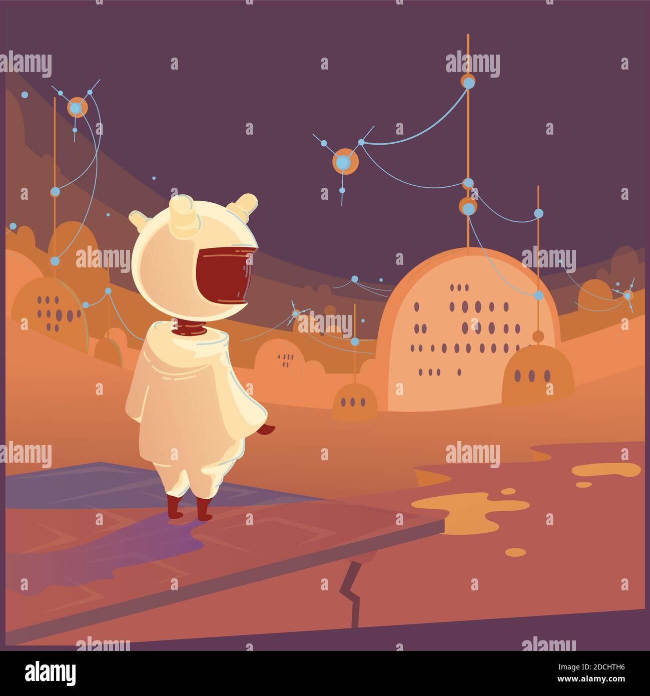 Science in the future Stock Vector Images - Alamy