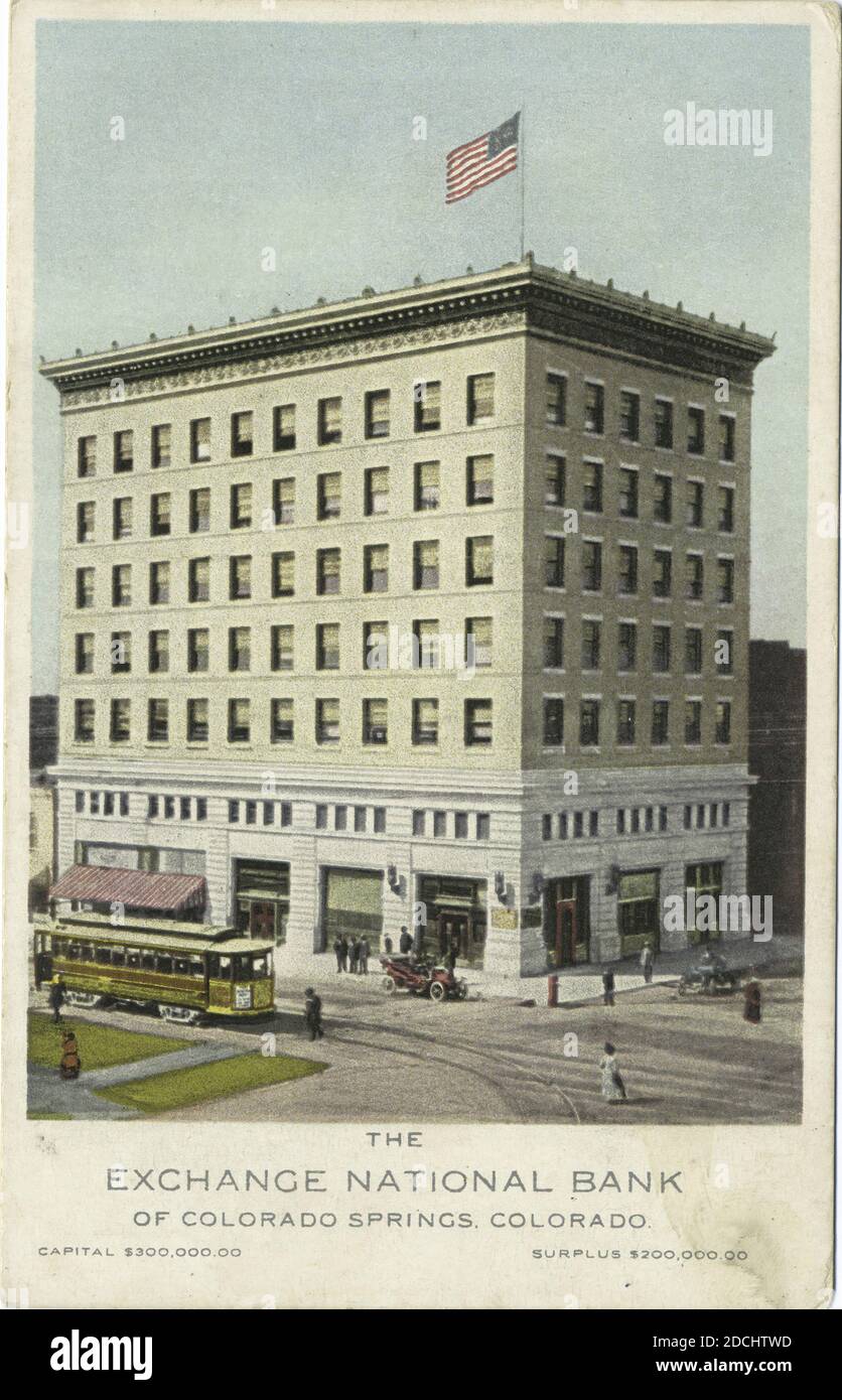 The Exchange National Bank of Colorado Springs, Colorado, Capital $ 300 ...