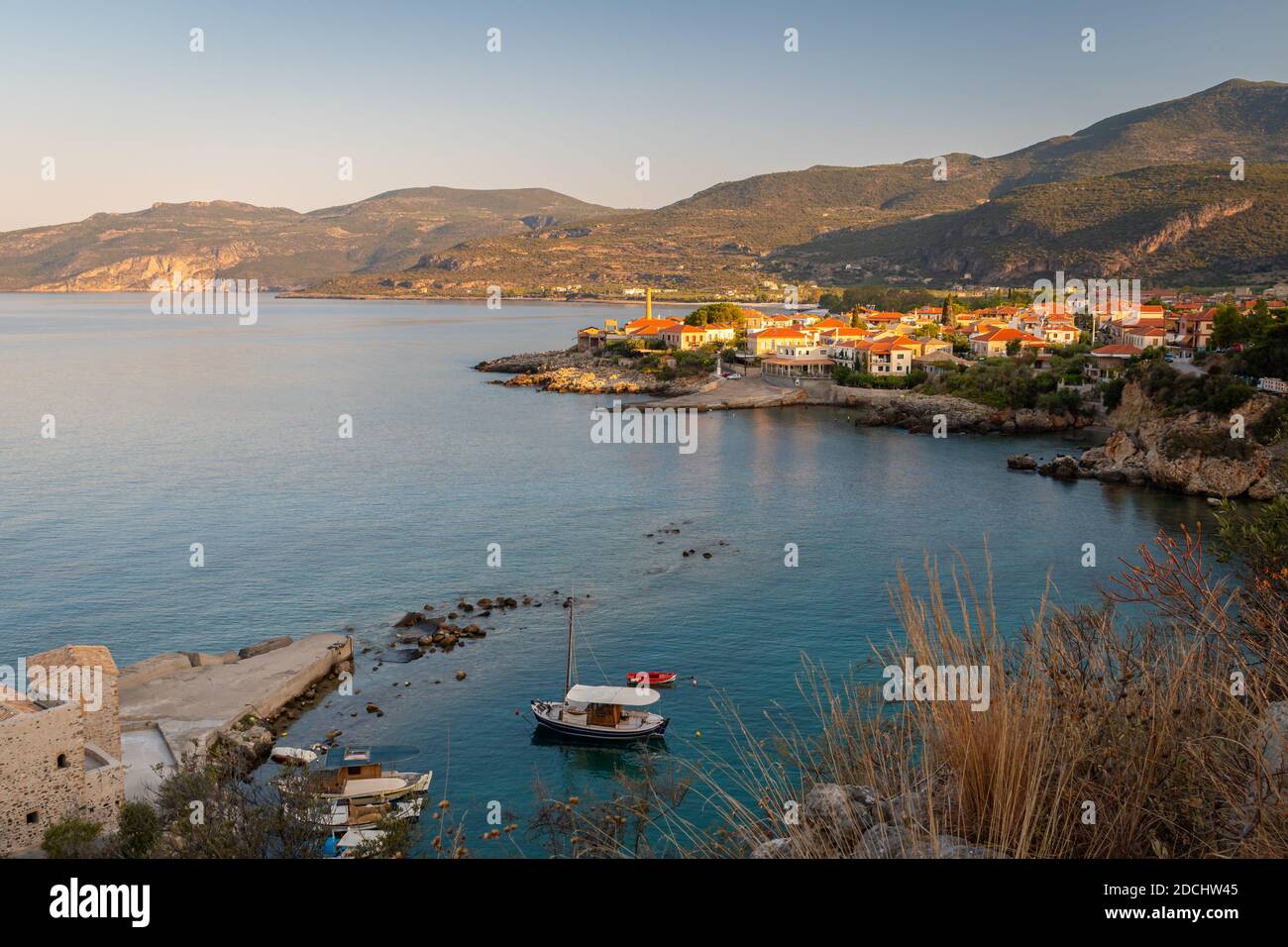 Kardamyli (Kardamili) view from above at Mani, Greece Stock Photo - Alamy