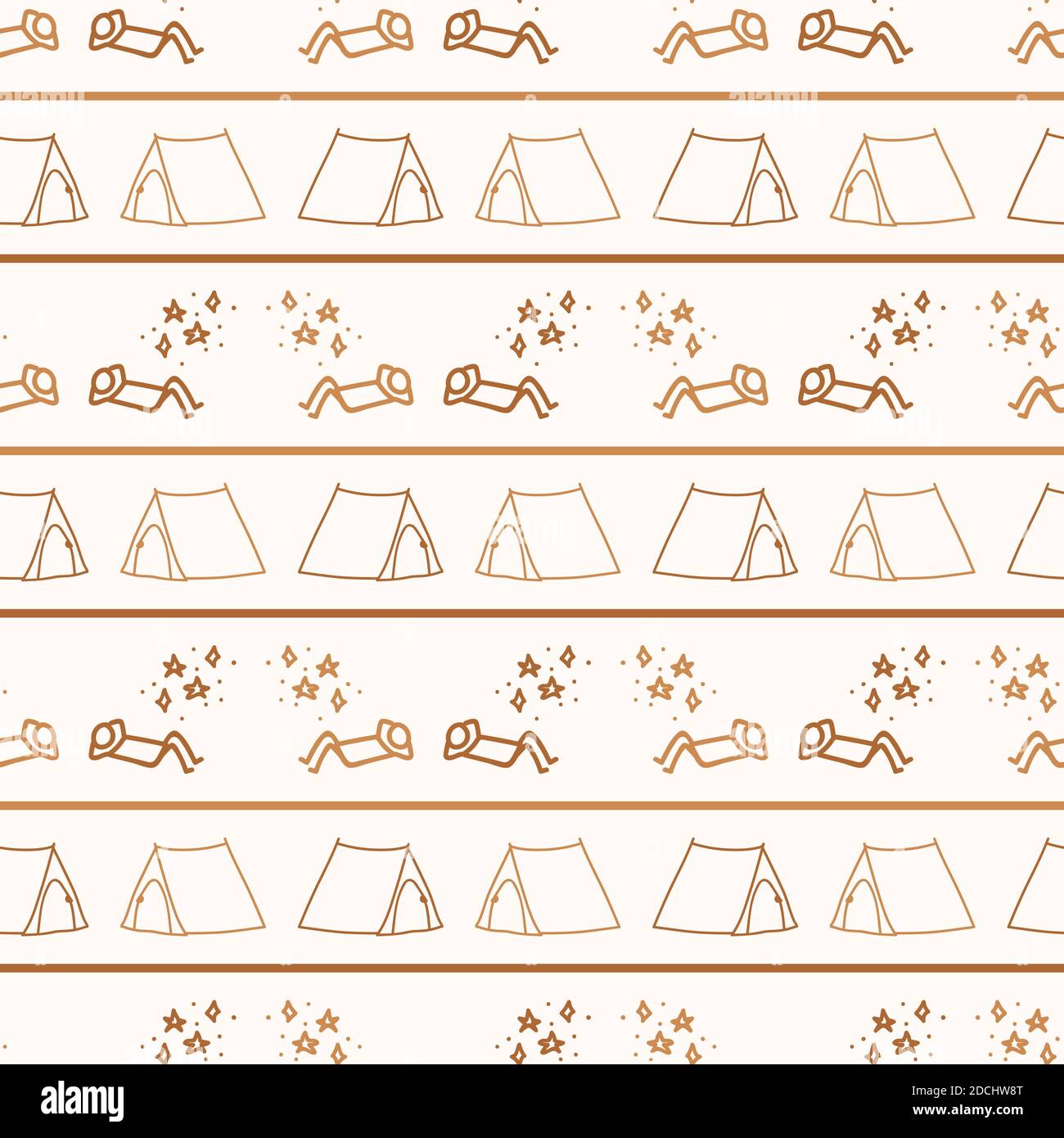 Seamless background stick figure and tent gender neutral pattern ...