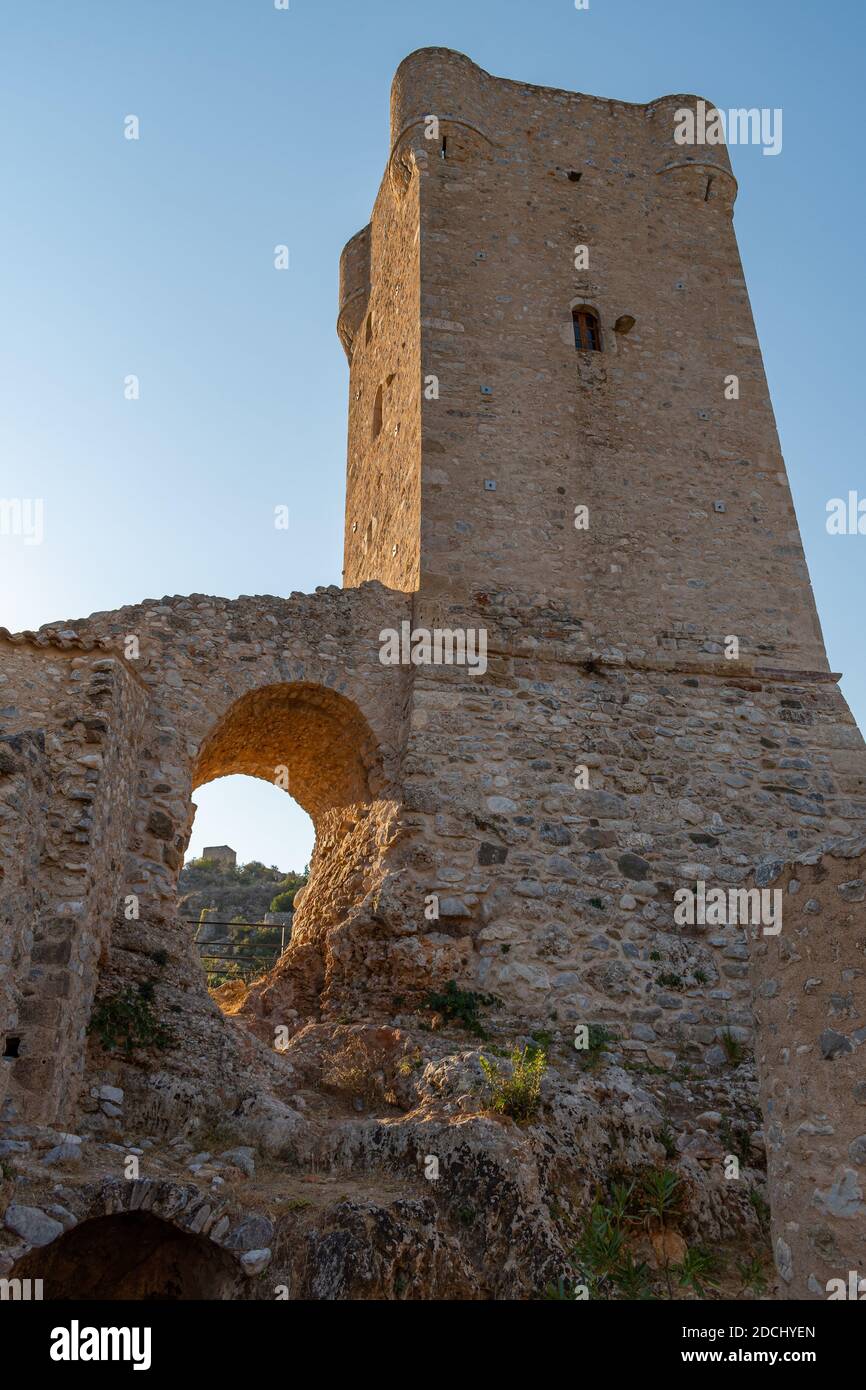 Old (Upper) Kardamyli (Kardamili), Peloponnese Stock Photo - Alamy