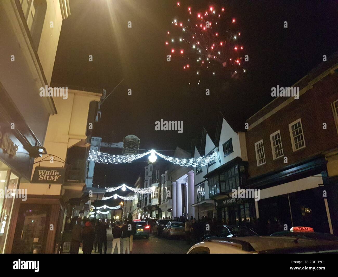 New Years eve, Guildford Stock Photo - Alamy
