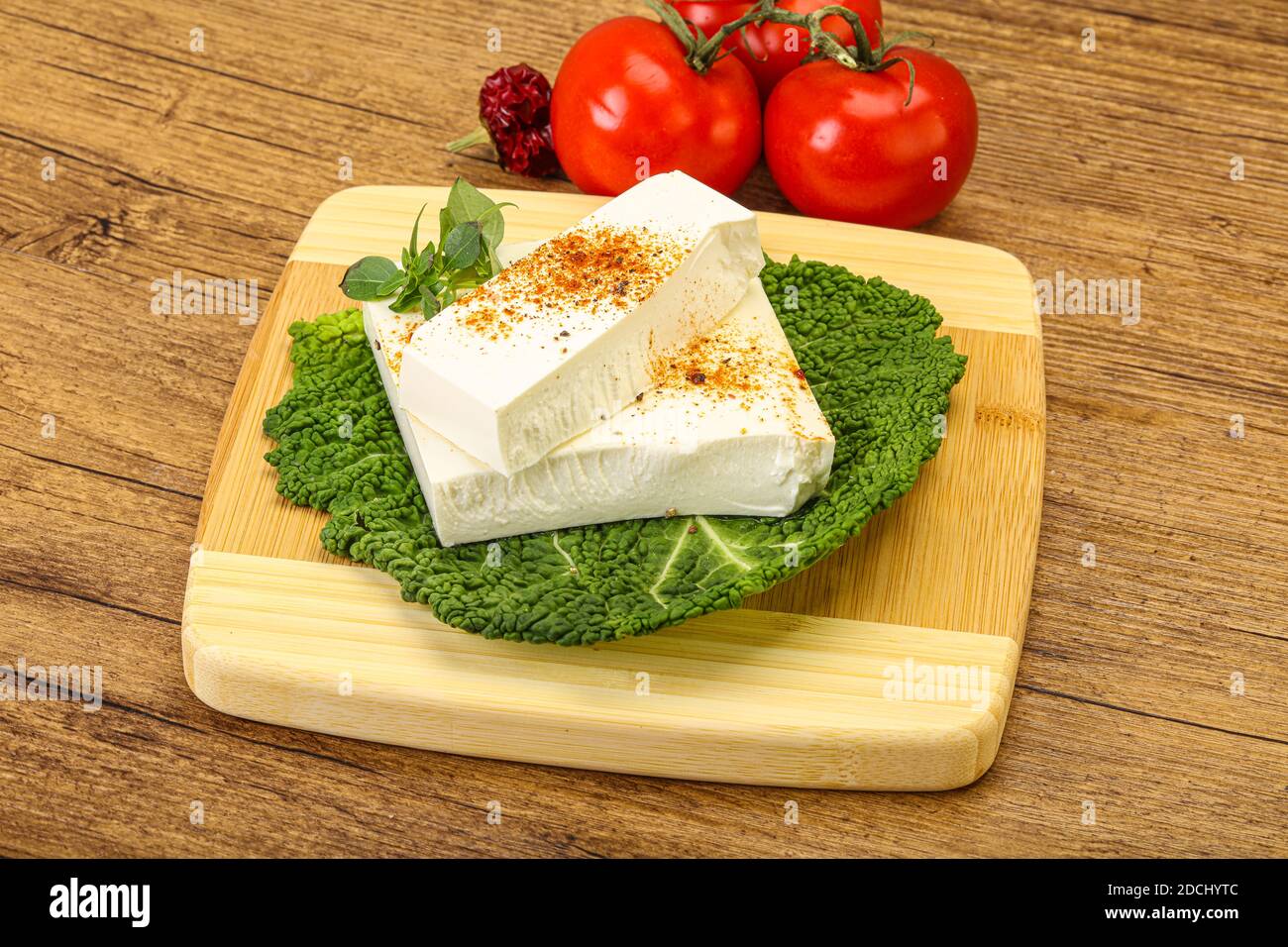 Greek Feta soft cheese for salad Stock Photo - Alamy