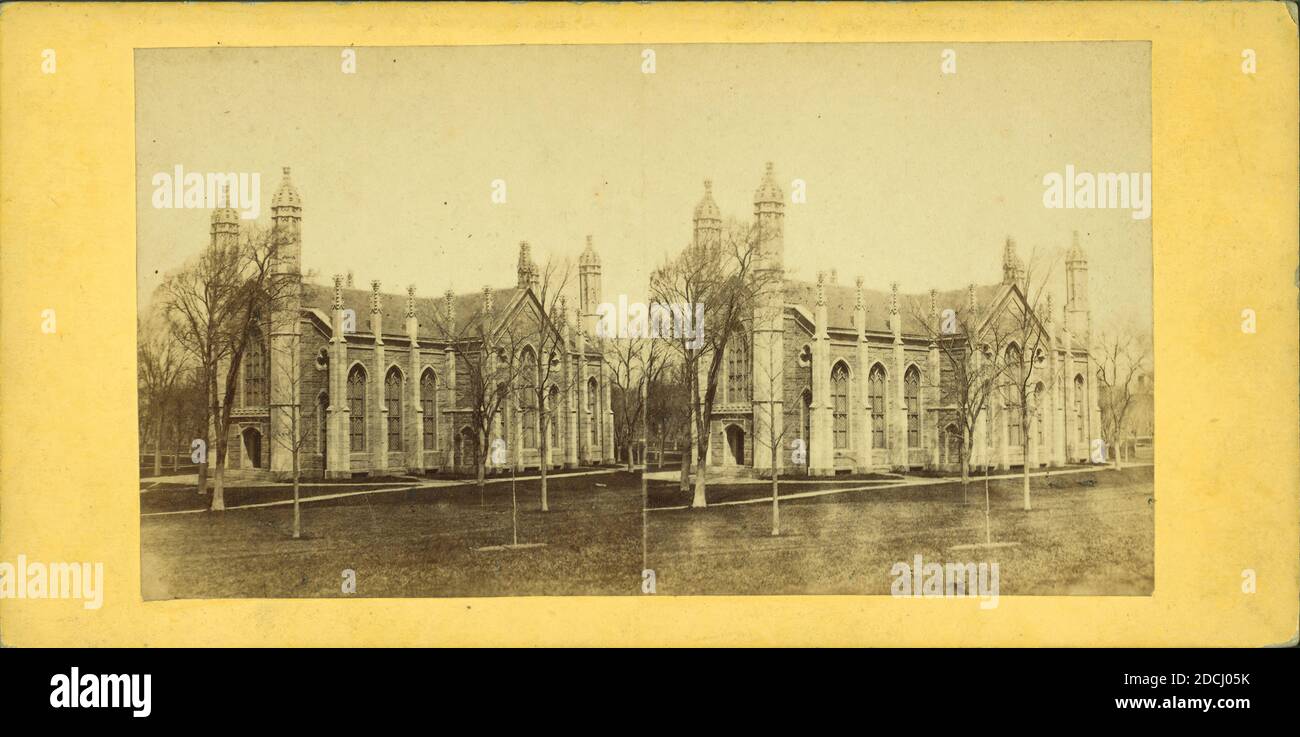 Harvard College, Gore Hall., still image, Stereographs, 1850 - 1930 ...