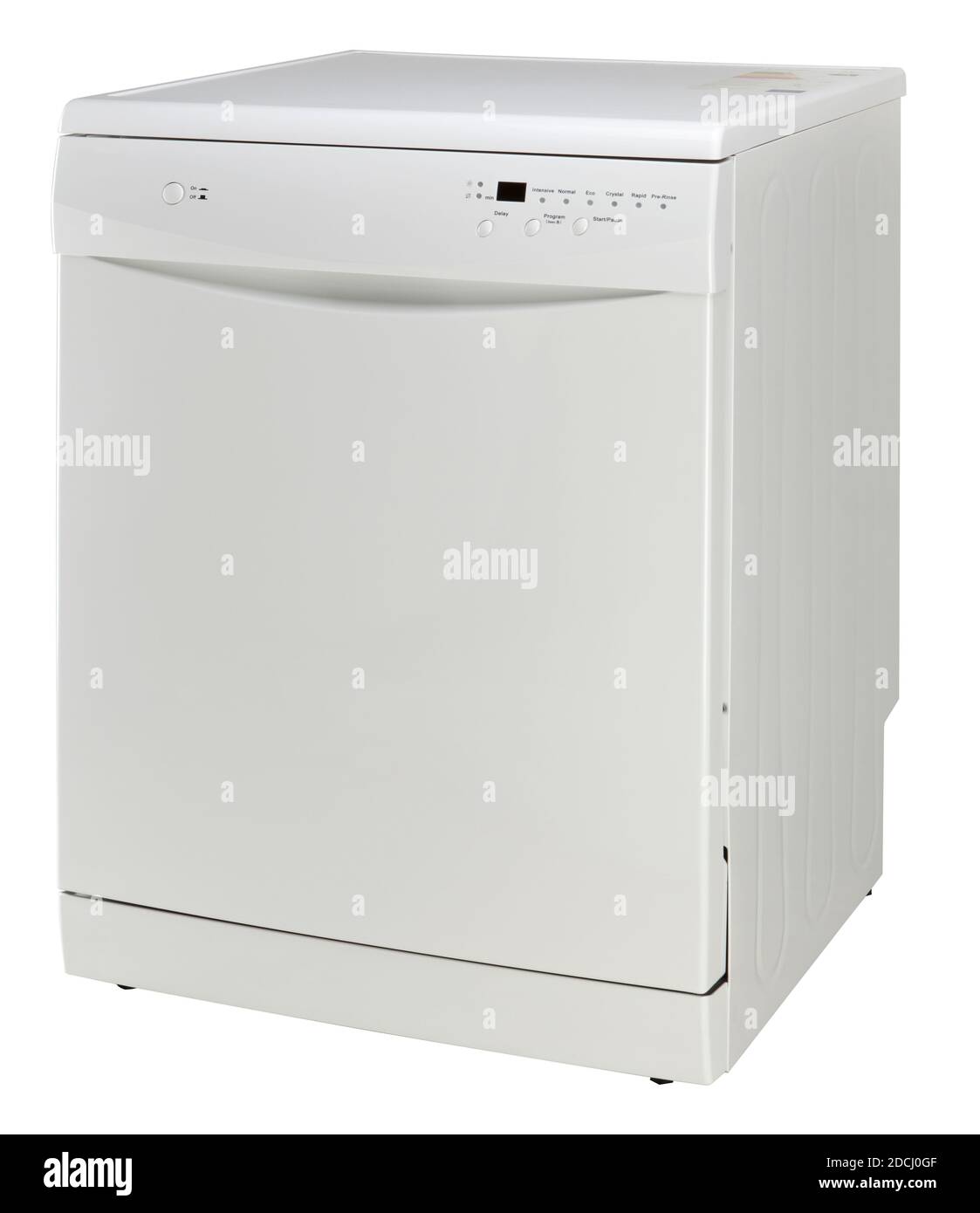 Dishwasher isolated on white background Stock Photo - Alamy