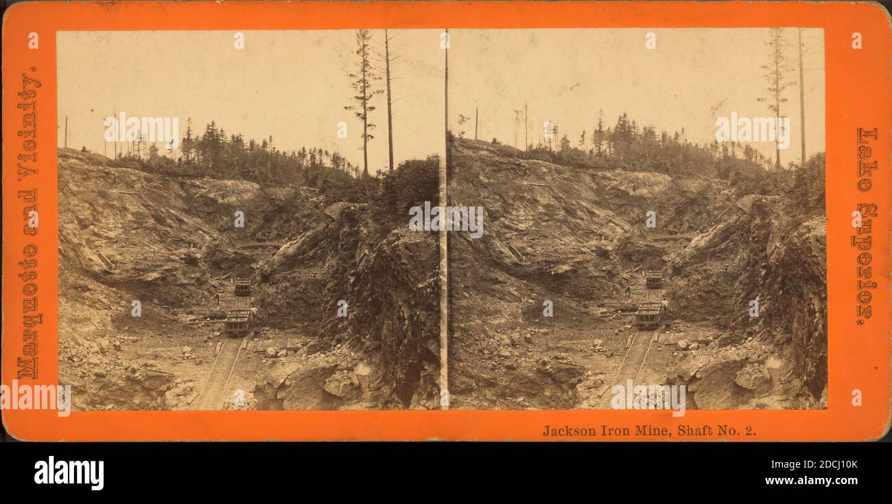 Jackson iron mine, shaft no.2., still image, Stereographs, 1865 - 1880 ...