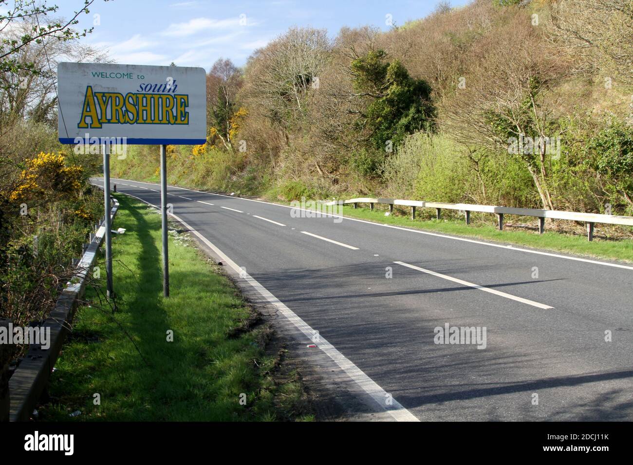 Welcome to south ayrshire hi-res stock photography and images - Alamy