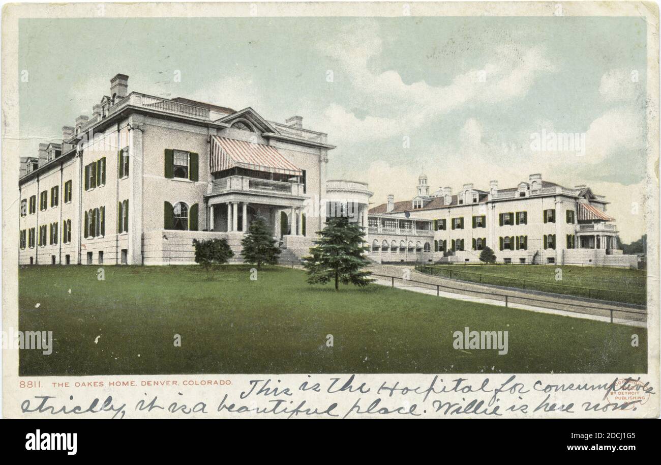 The Oakes House, Denver, Colo., still image, Postcards, 1898 - 1931 ...