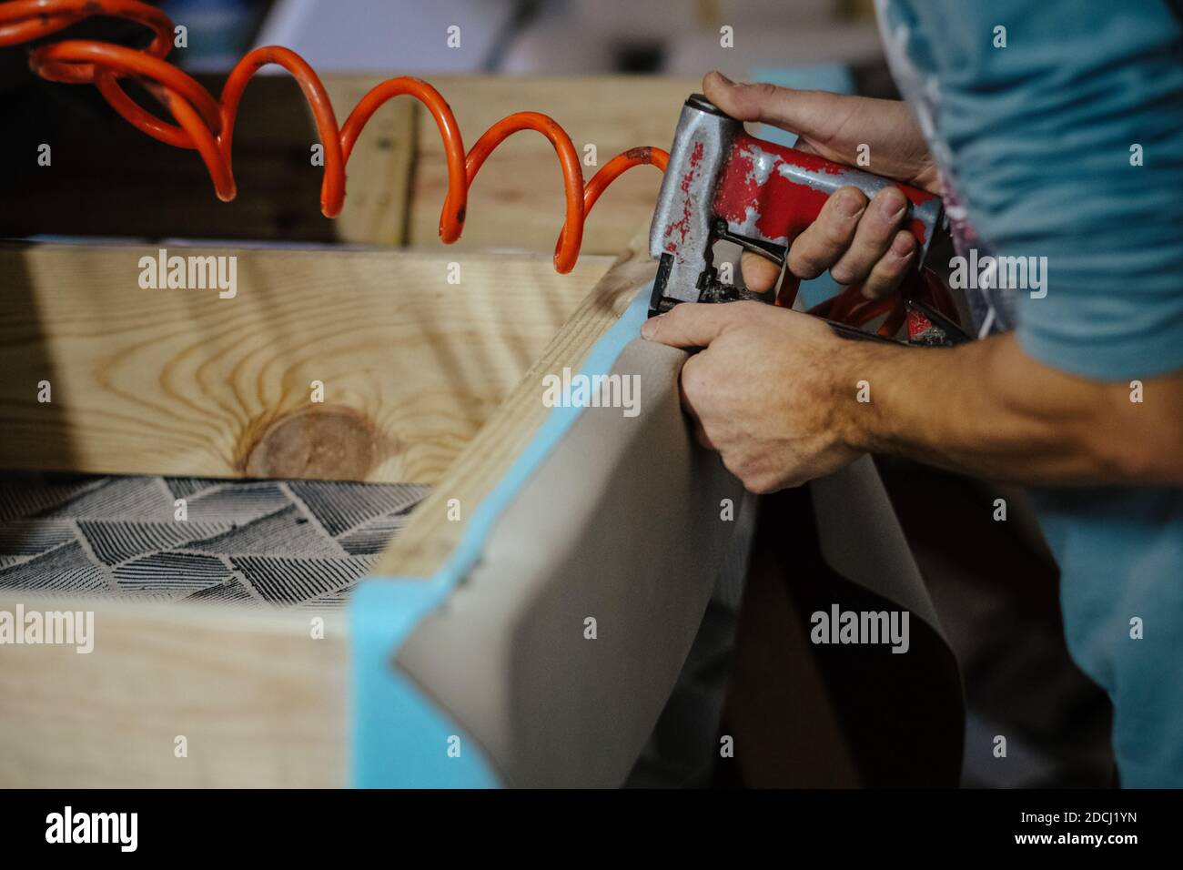 Using a stapler hi-res stock photography and images - Alamy