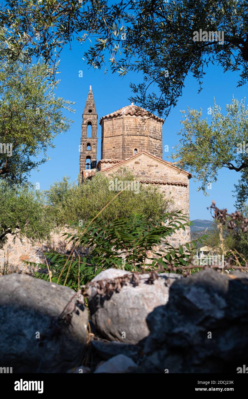 Old (Upper) Kardamyli (Kardamili), Peloponnese Stock Photo - Alamy