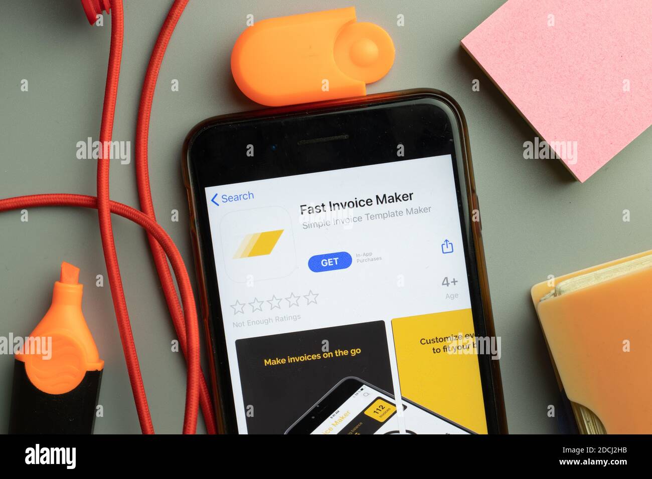 Fast invoice maker hi-res stock photography and images - Alamy