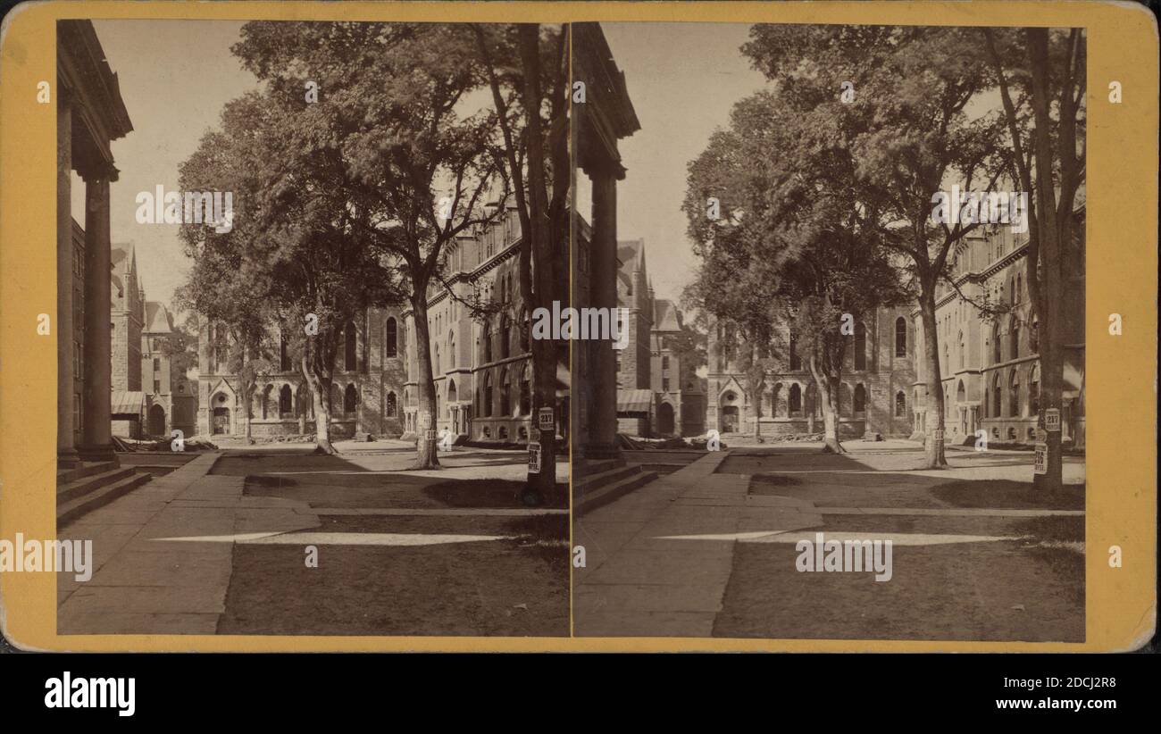 Yale College?, still image, Stereographs, 1869 - 1881, Bundy, J.K ...