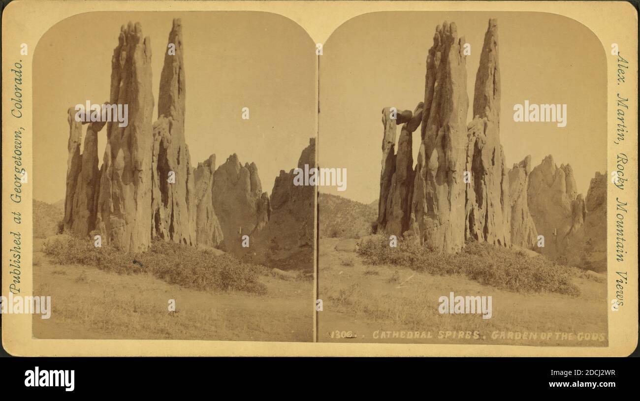 Cathedral Spires, Garden of the Gods, Colorado., still image ...