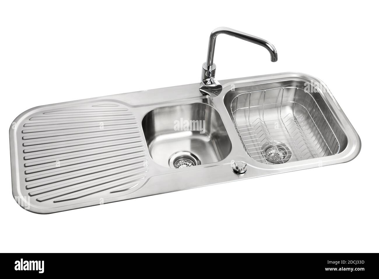 Dishwasher sink isolated on white background Stock Photo - Alamy