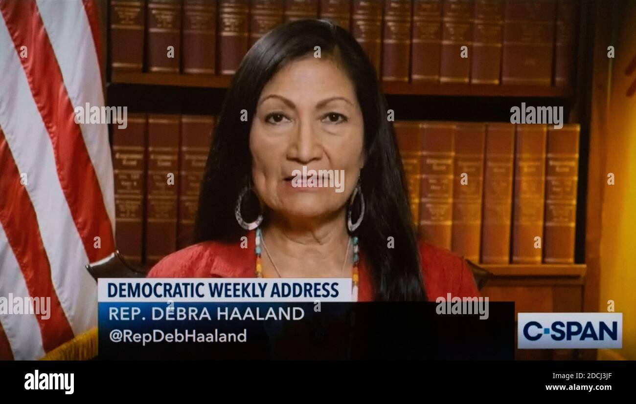 Interior secretary deb haaland hi-res stock photography and images - Alamy