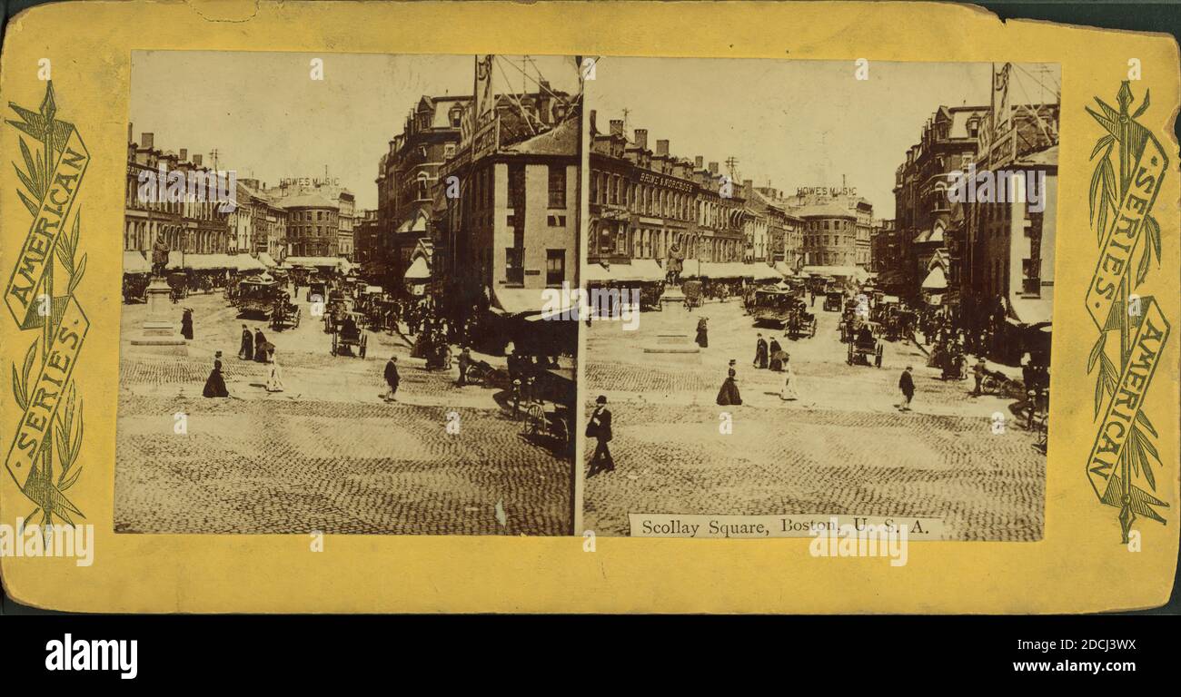 Scollay Square, Boston, U.S.A., still image, Stereographs, 1850 - 1930 ...