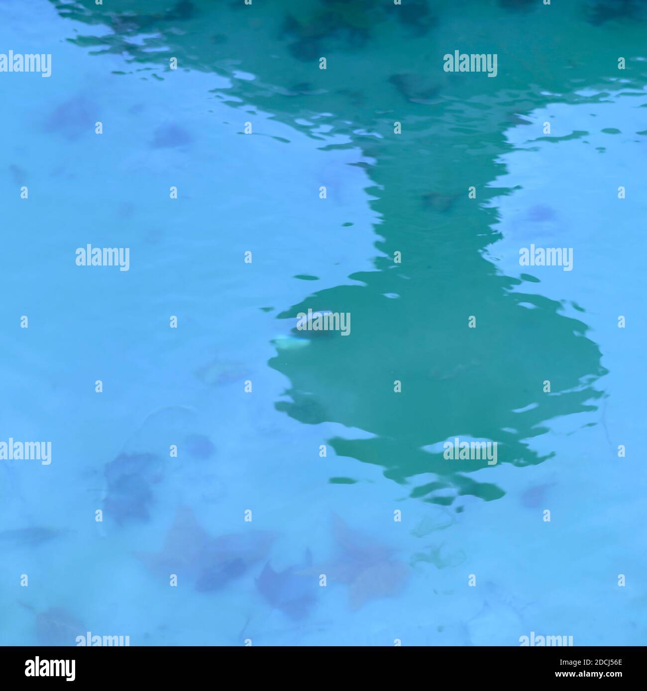 Dark shadow reflection in water with ripples Stock Photo - Alamy