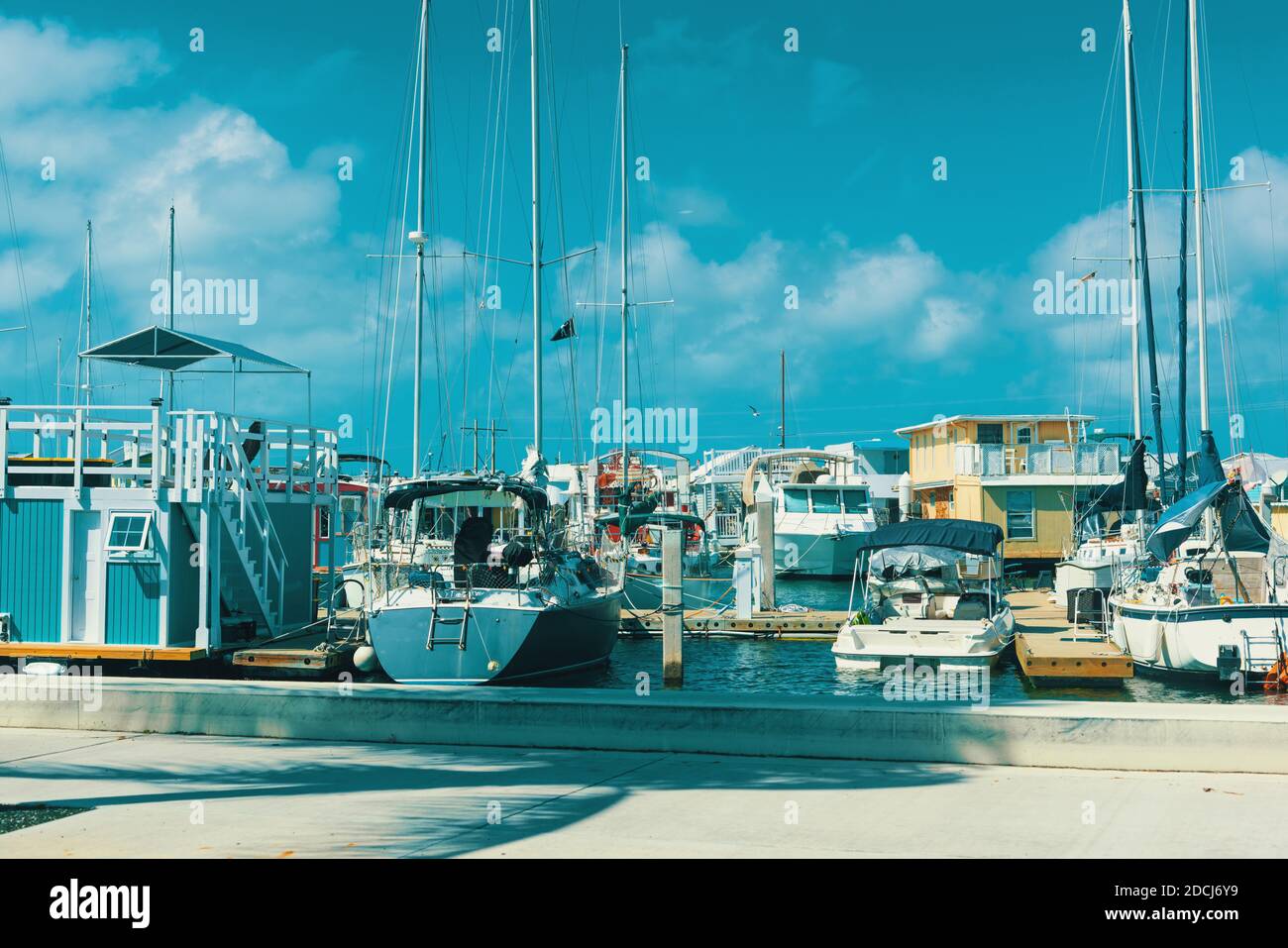 Dusk key marina hi-res stock photography and images - Alamy