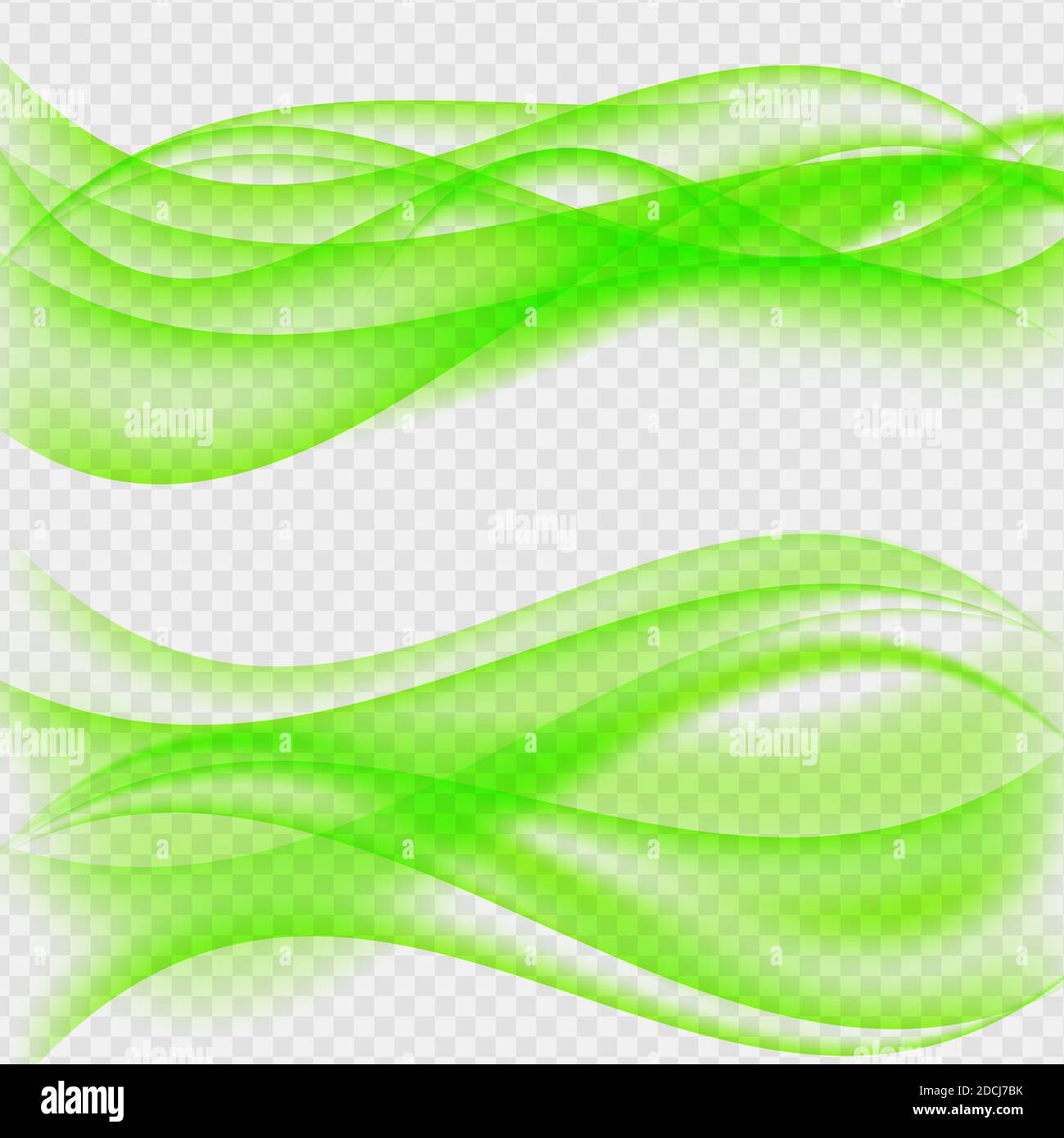 Abstract Wave on Transparent Background. Illustration Stock Photo - Alamy