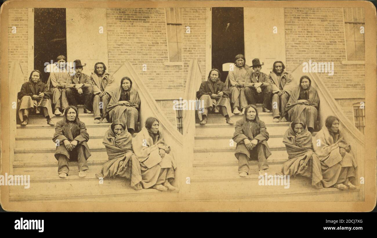 Indians who broke out of their reservation in Indian territory & made a ...