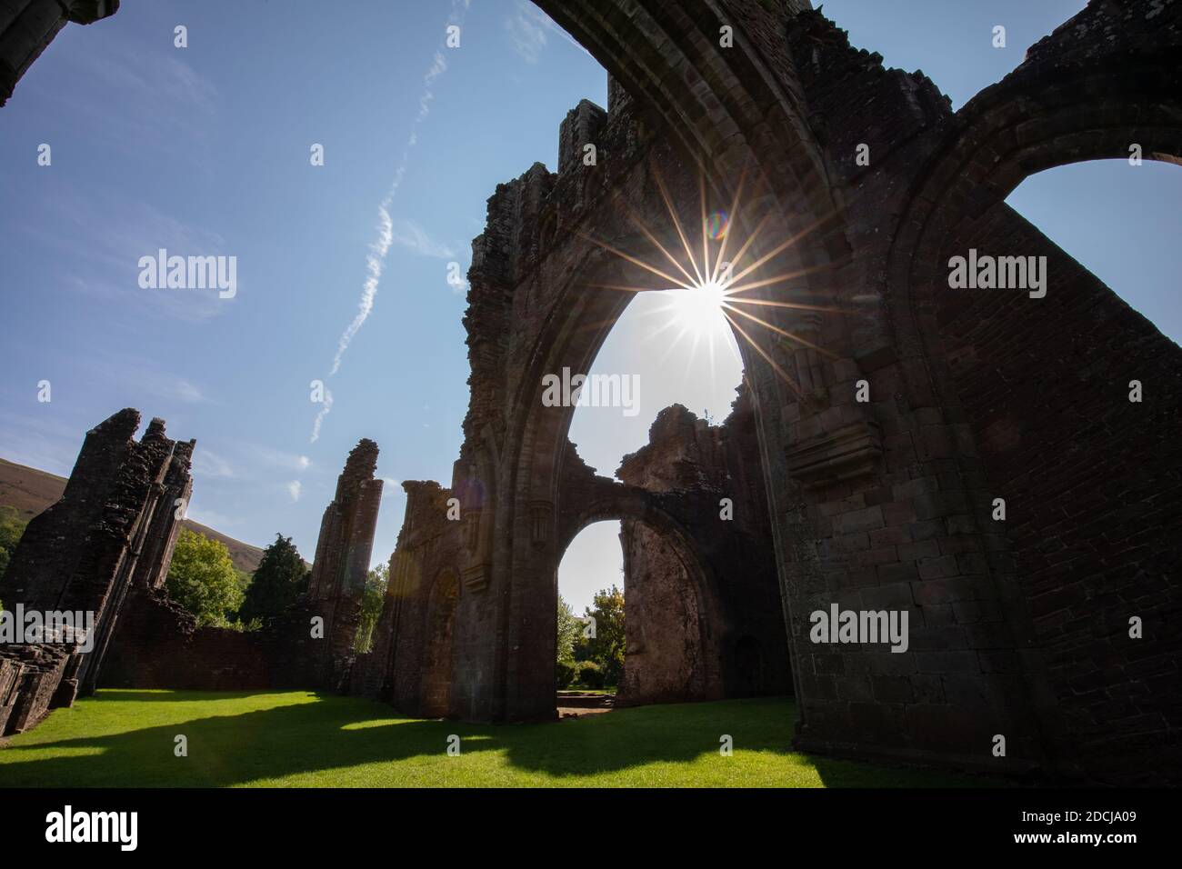 llanthony Priory in The Brecon Beacons, Wales, UK Stock Photo - Alamy