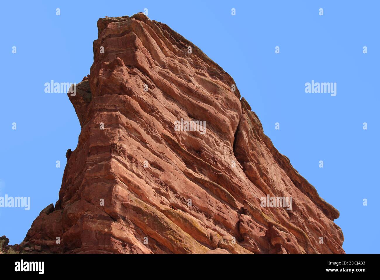 Creation Rock at Red Rocks Amphitheatre, a huge sandstone monolith, in ...