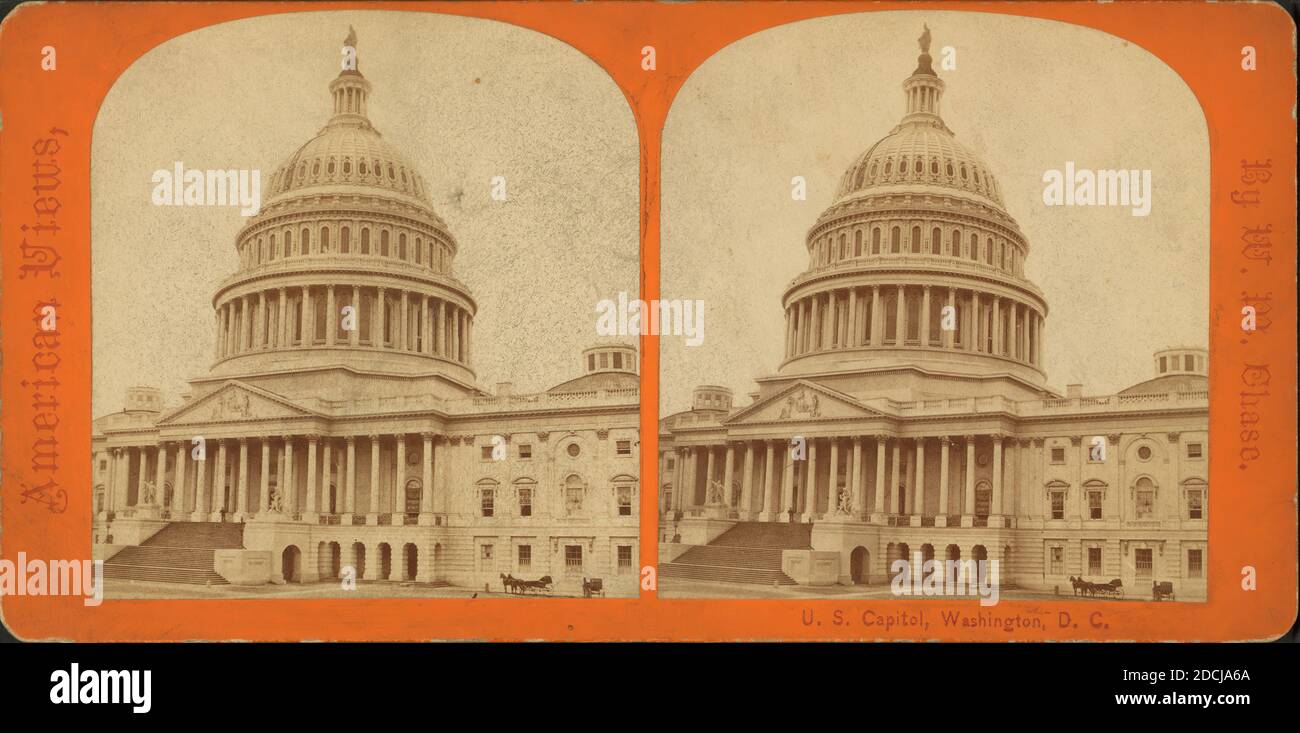 U.S. Capitol. Washington, D.C., still image, Stereographs, 1868, Chase ...
