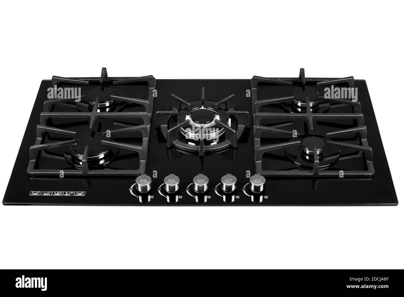 Steel stove isolated on white background Stock Photo - Alamy