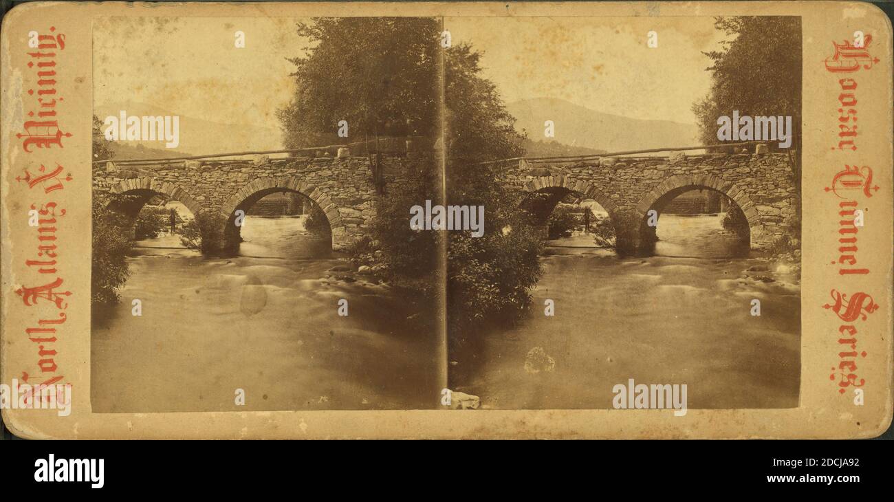 View of a stone arch bridge., still image, Stereographs, 1850 - 1930 ...