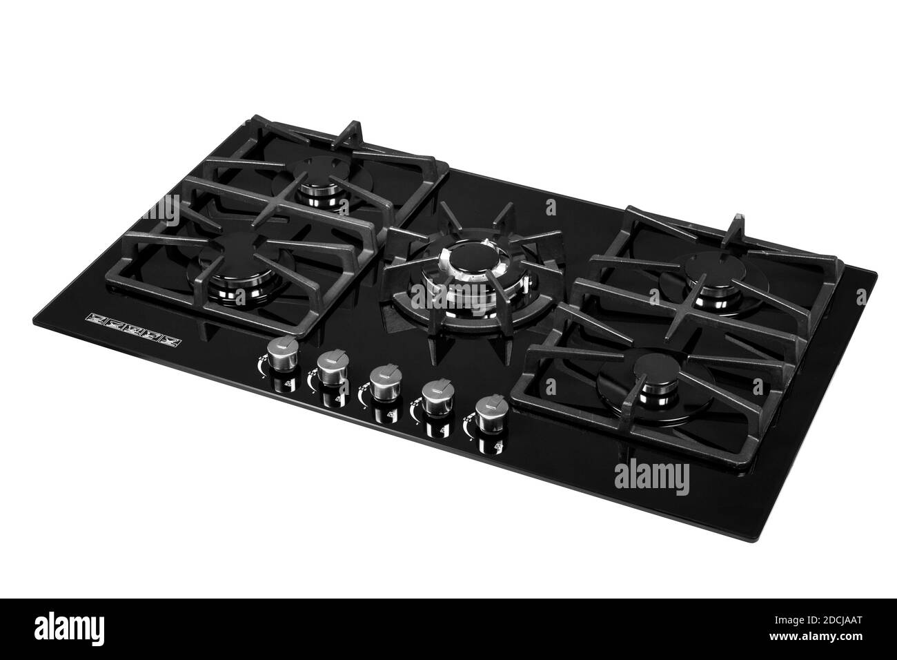 Steel stove isolated on white background Stock Photo - Alamy