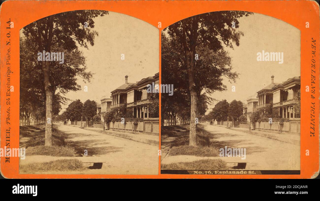 Esplanade St., still image, Stereographs, 1850 - 1930, Mugnier, George ...