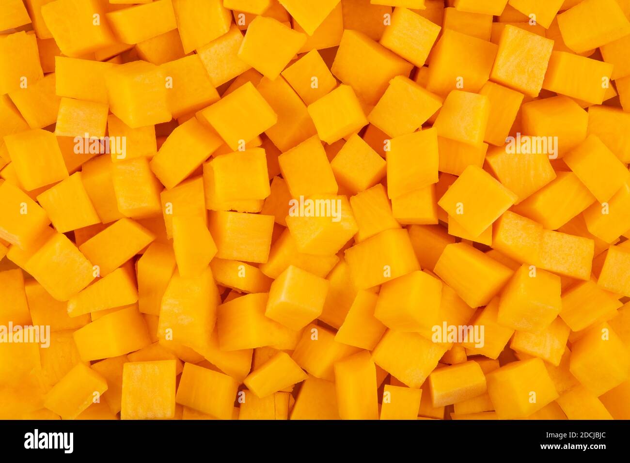 Diced pumpkin texture hi-res stock photography and images - Alamy