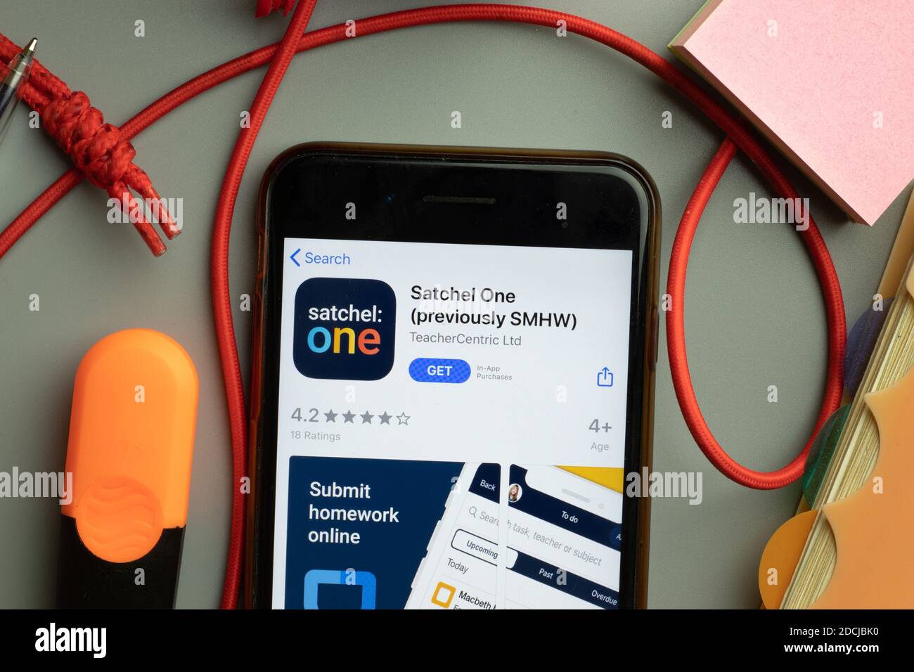 New York, United States - 7 November 2020: Satchel One app store logo ...