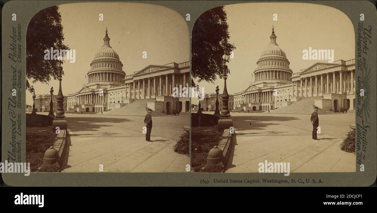 United States Capitol, Washington, D.C., still image, Stereographs ...