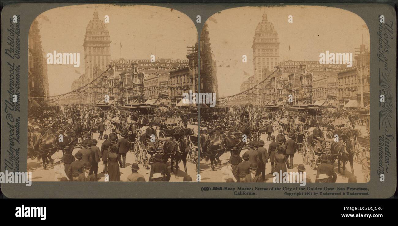 Market street san francisco 1930 hi-res stock photography and images ...