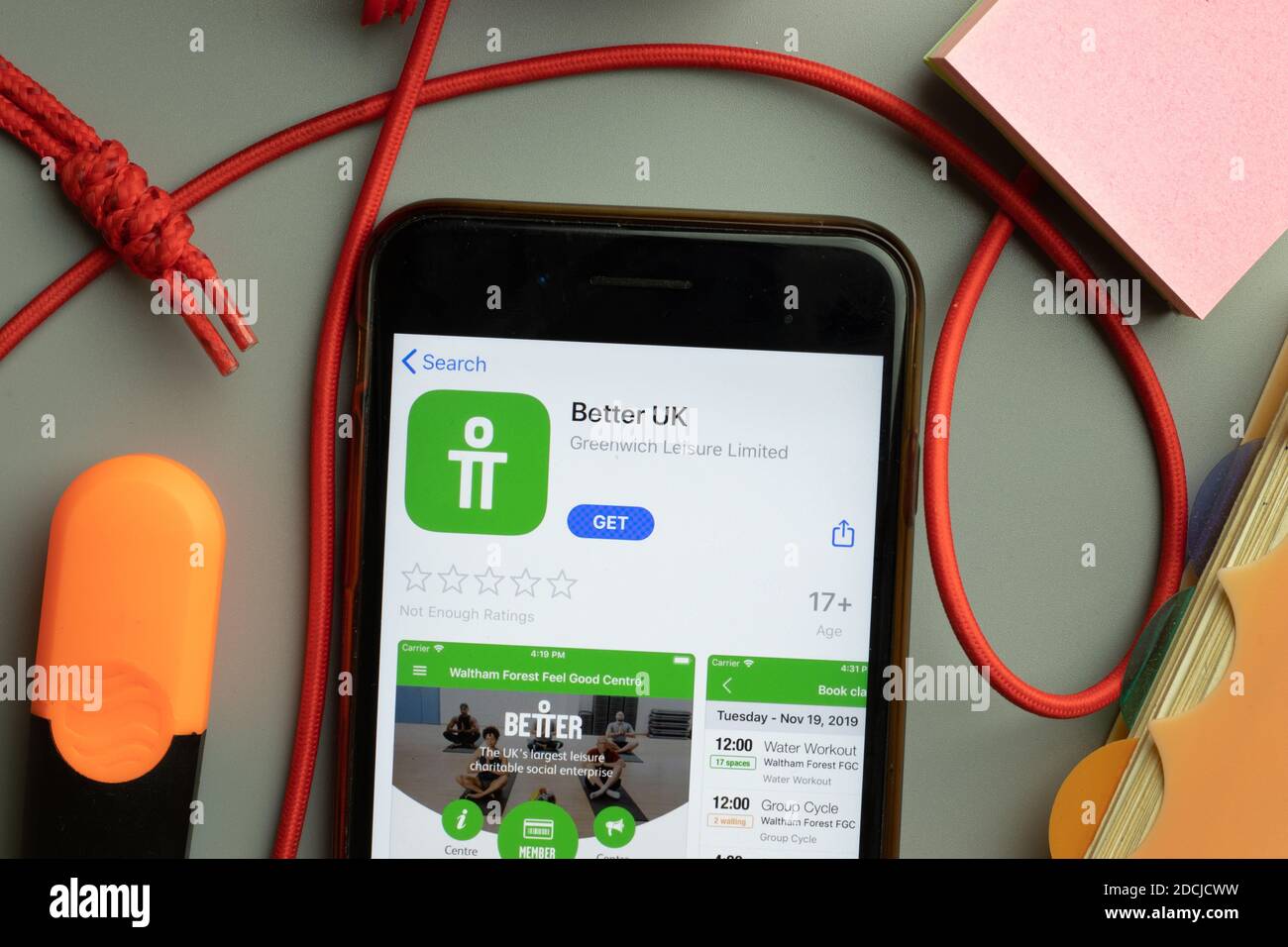 New York, United States - 7 November 2020: Better UK app store logo on ...