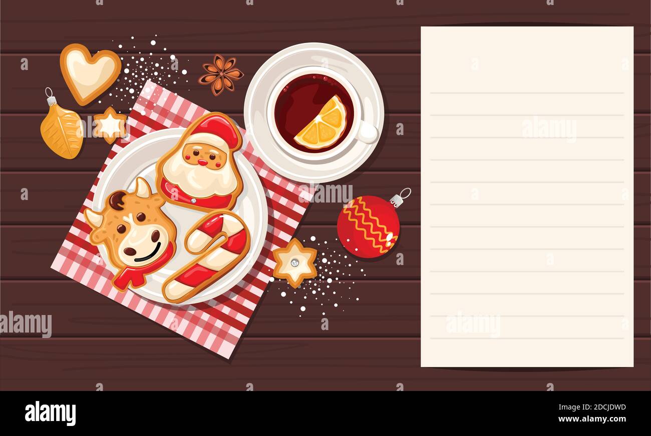 Gingerbread christmas Stock Vector Images - Alamy