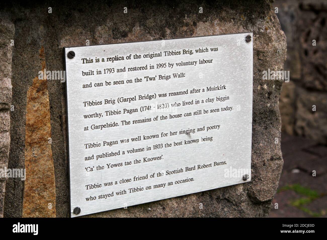 Muirkirk Village, East Ayrshire, Scotland, UK . Layby with tourist ...