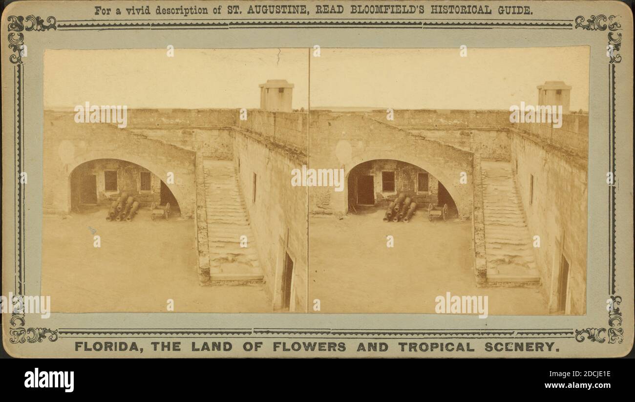 A View of the the Old Spanish Fort, at St. Augustine., still image ...