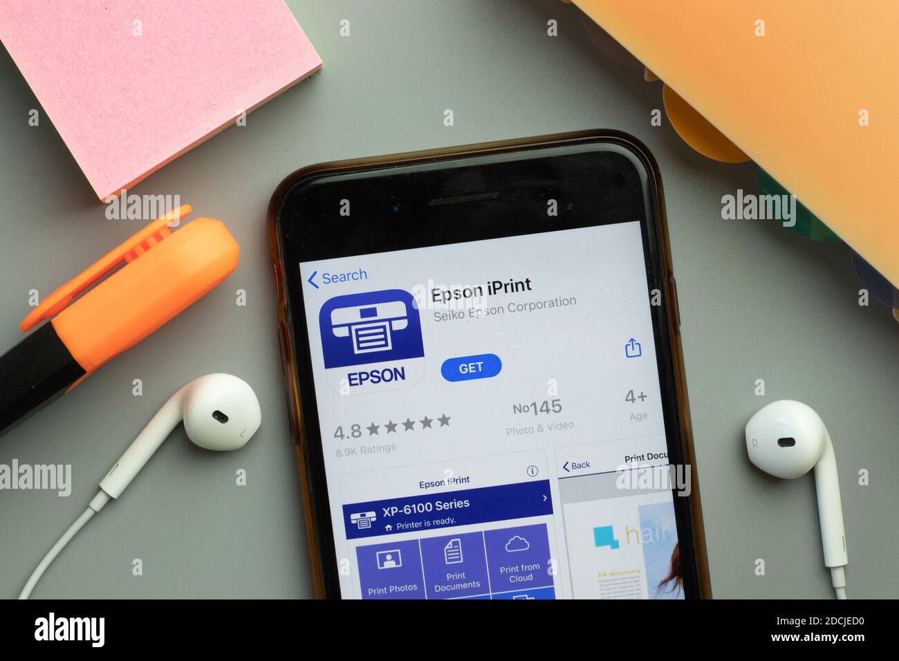 Epson logo hi-res stock photography and images - Alamy